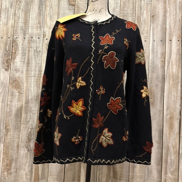 QVC Stitch in Time | Sweaters | Nwt Qvc Stitches In Time Fall Cardigan ...